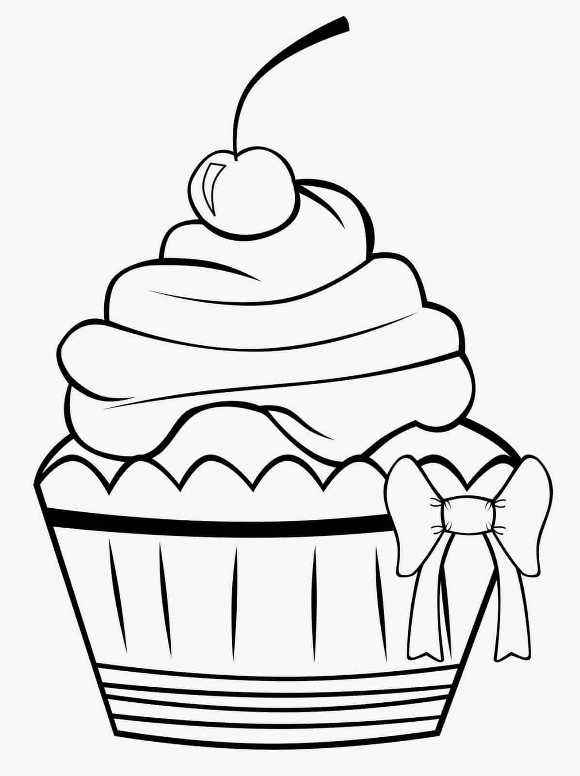 Desenho De Doces Para Colorir
